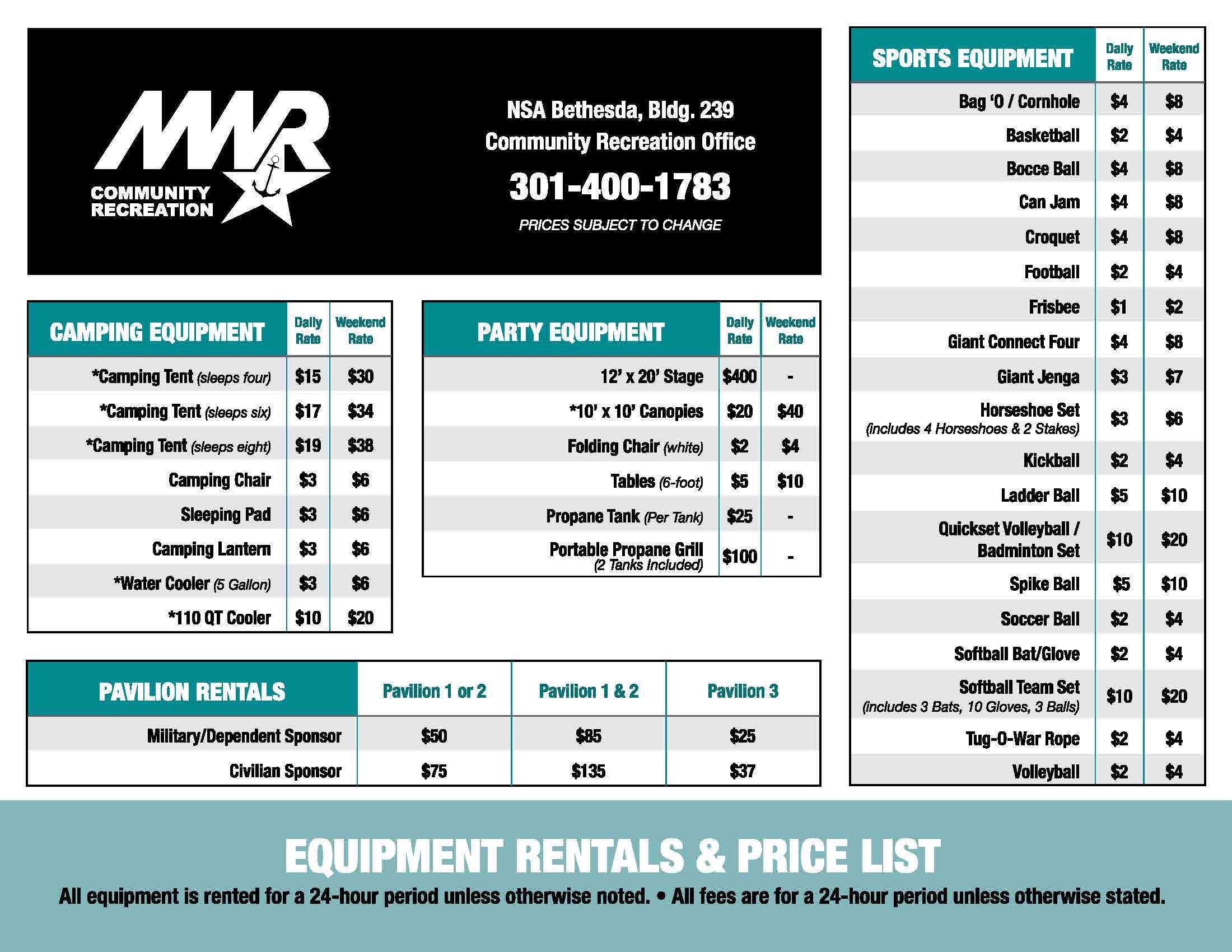 Com Rec Rental and Ticket Office